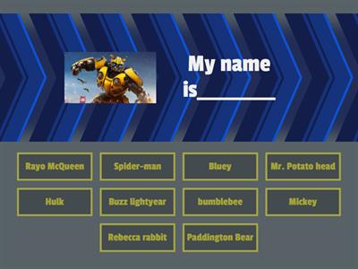 Whats your name - Recursos didácticos