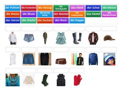 Kleidung - Teaching resources