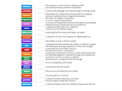 Matter Properties of - Teaching resources