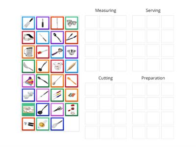 Kitchen utencils - Teaching resources