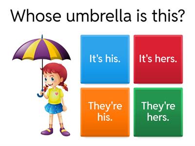 His her mine yours - Recursos didácticos