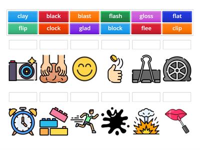 Phonics Blends fl cl and gl - Teaching resources