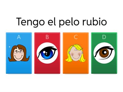 Descripciones pelo y ojos - Teaching resources