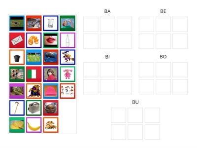 Ba be bi bo bu - Recursos didácticos