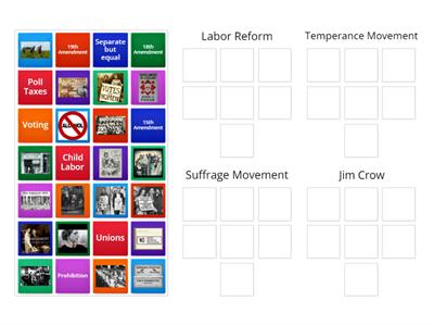 Reform movements - Teaching resources