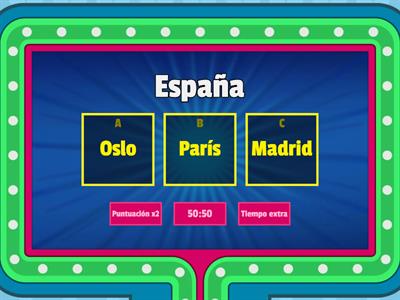 Países y capitales - Recursos didácticos