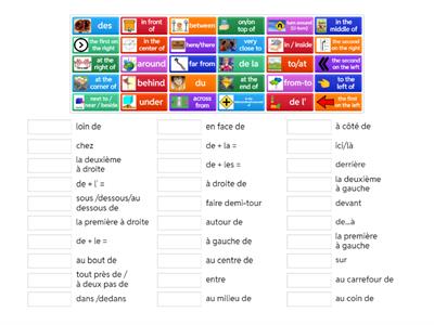 Les prépositions de lieu - Teaching resources