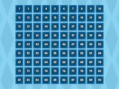 Tabellone tombola - Risorse didattiche