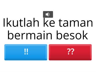 Tanda tanya dan tanda seru - Sumber daya pengajaran