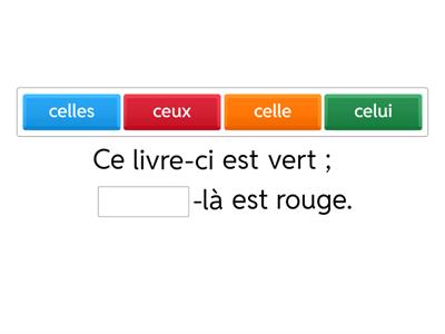Fle pronoms démonstratifs - Ressources pédagogiques