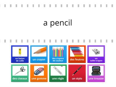Pencil case objects - Teaching resources