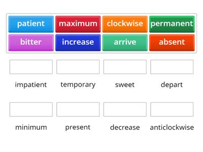 Antonyms - Teaching resources