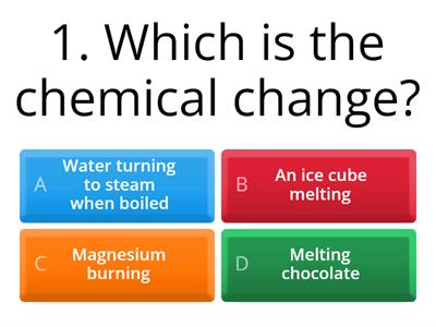 Chemical changes - Teaching resources