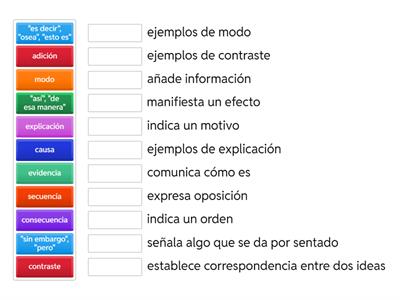 Conectores - Recursos didácticos