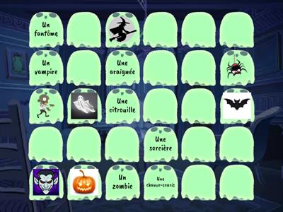 Halloween français vocabulaire - Recursos didácticos