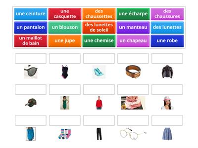 Vêtements - Teaching resources