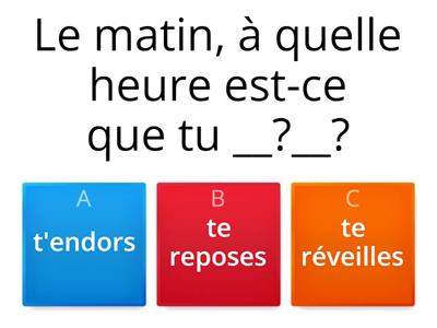 La routine quotidienne - Recursos didácticos