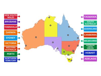 Australian states and capitals - Teaching resources