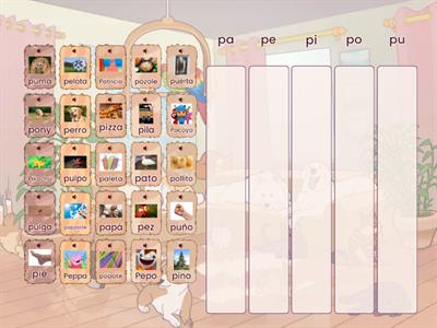 Sílabas Pe pa pi po pu - Recursos didácticos