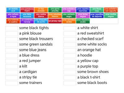 La ropa - Teaching resources