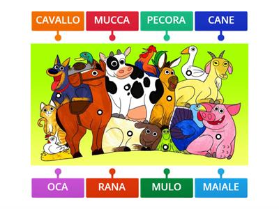 Animali Fattoria versi - Risorse didattiche