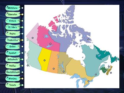 Provinces et capitales du canada - Ressources pédagogiques