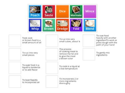 Cooking verbs - Teaching resources