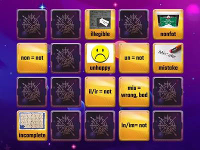 Prefix match game - Teaching resources