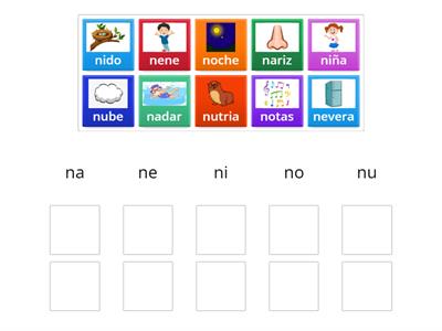 Palabras con ca co cu - Recursos didácticos