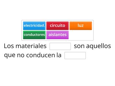 Electricidad conductores y aislantes - Recursos didácticos