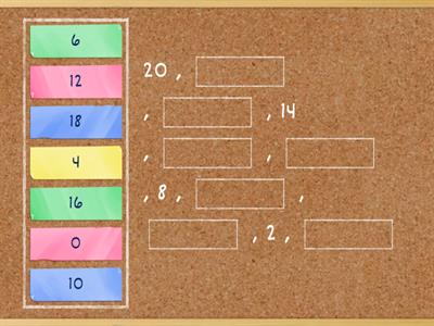Counting Backwards - Teaching resources