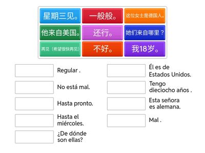 Español Saludos - Recursos didácticos