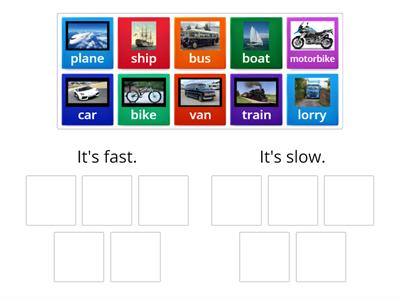 Fast slow - Teaching resources