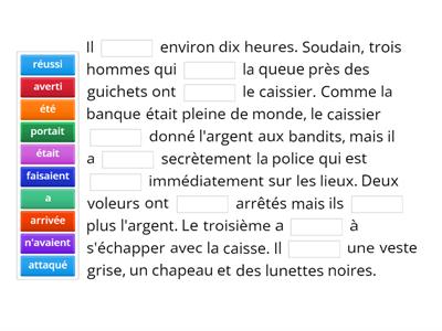 Imparfait et passé composé - Ressources pédagogiques