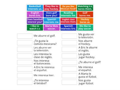 Me gusta no me gusta - Teaching resources