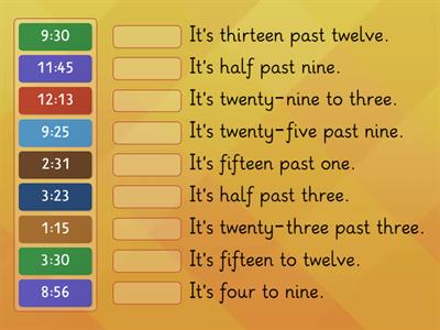 Telling the time - Teaching resources