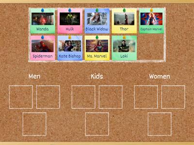 Marvel - Teaching resources