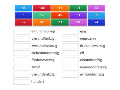 Zahlen - Unterrichtsmaterialien