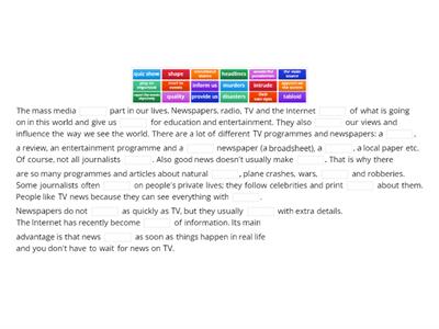 Mass media - Teaching resources