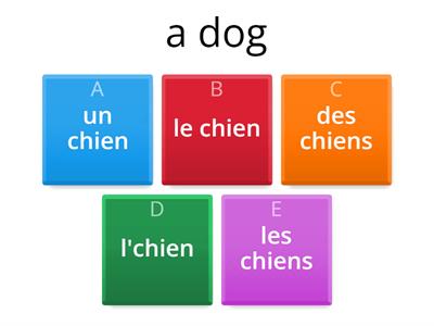 Les articles définis et indéfinis - Ressources pédagogiques