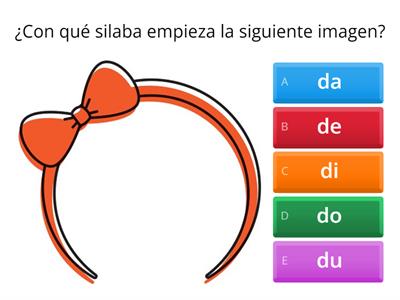 Sílabas Da de di do du - Recursos didácticos