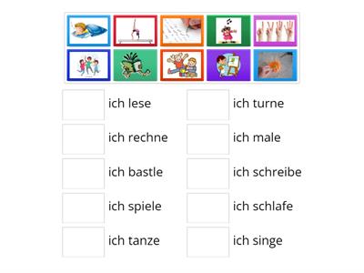 Was machst du gern - Unterrichtsmaterialien