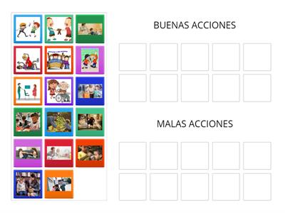 Acciones buenas o malas - Recursos didácticos
