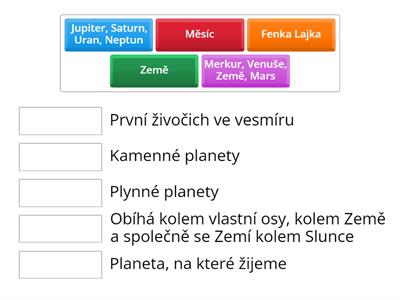 Vesmír - Teaching resources
