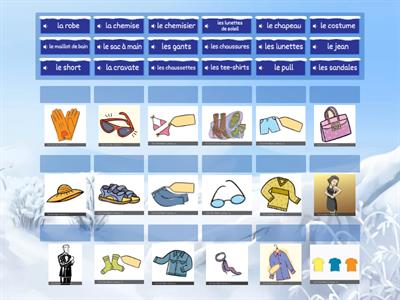 Vêtements - Teaching resources