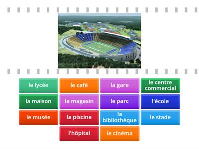 Les endroits dans la ville - Teaching resources