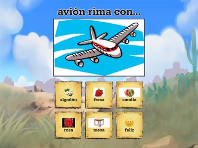 Encuentra la rima - Recursos didácticos