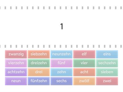 Die zahlen 1 12 - Unterrichtsmaterialien