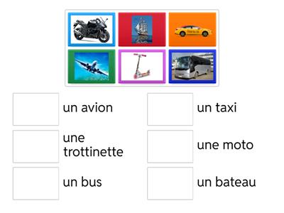 Les moyens de transports - Ressources pédagogiques
