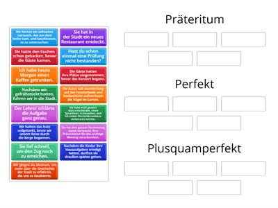 Plusquamperfekt - Unterrichtsmaterialien